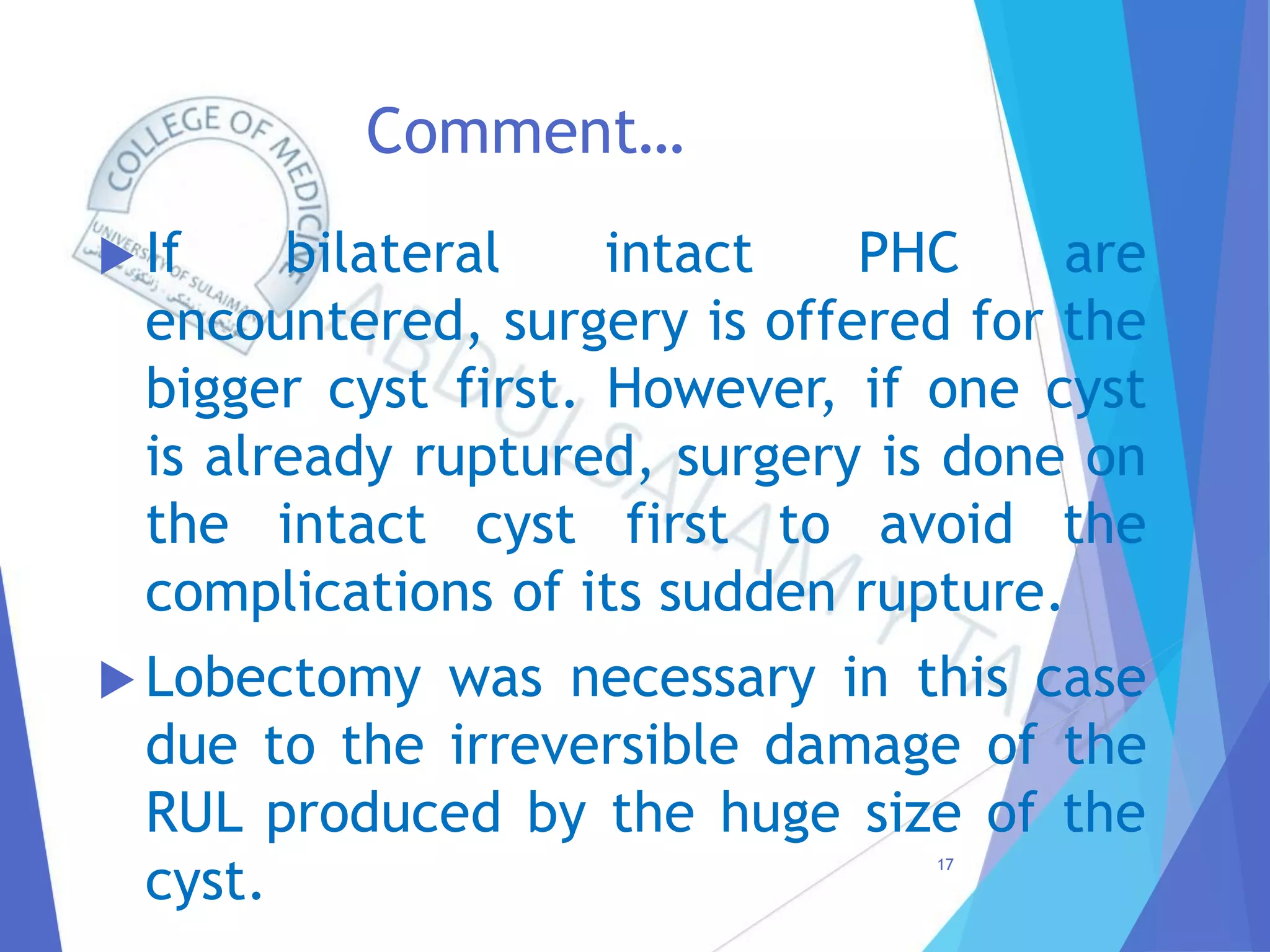 Right Upper Lobectomy for a Huge Intact Pulmonary Hydatid Cyst in a ...