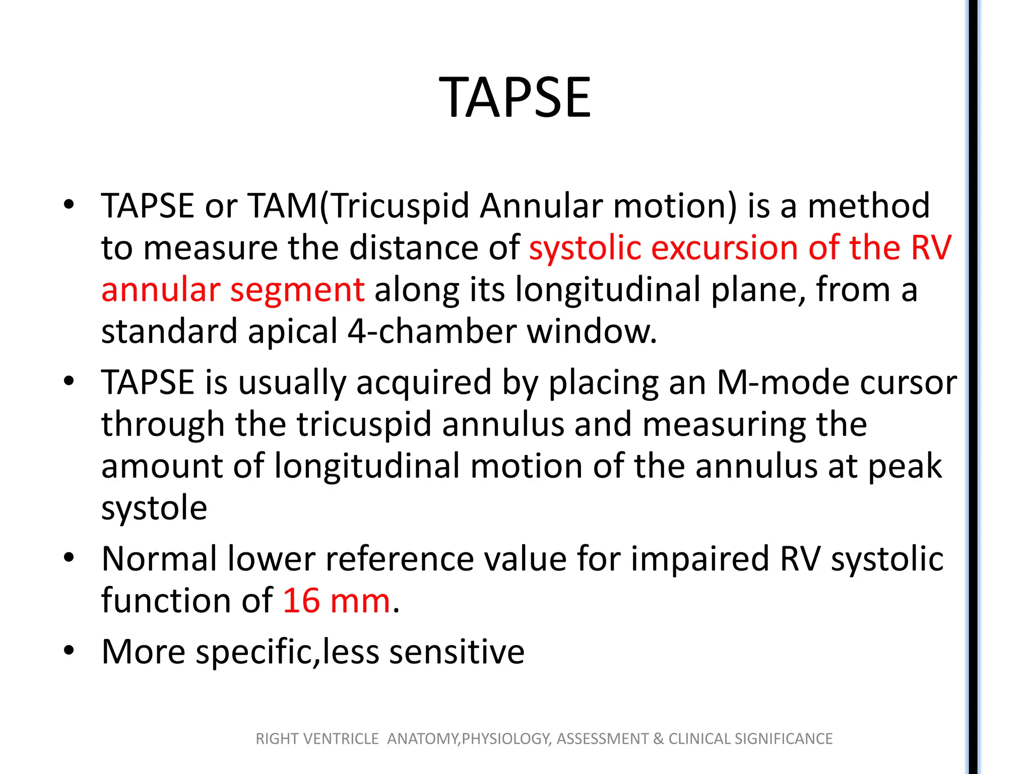 Right ventricle anatomy ,physiology and echo findings.ppt
