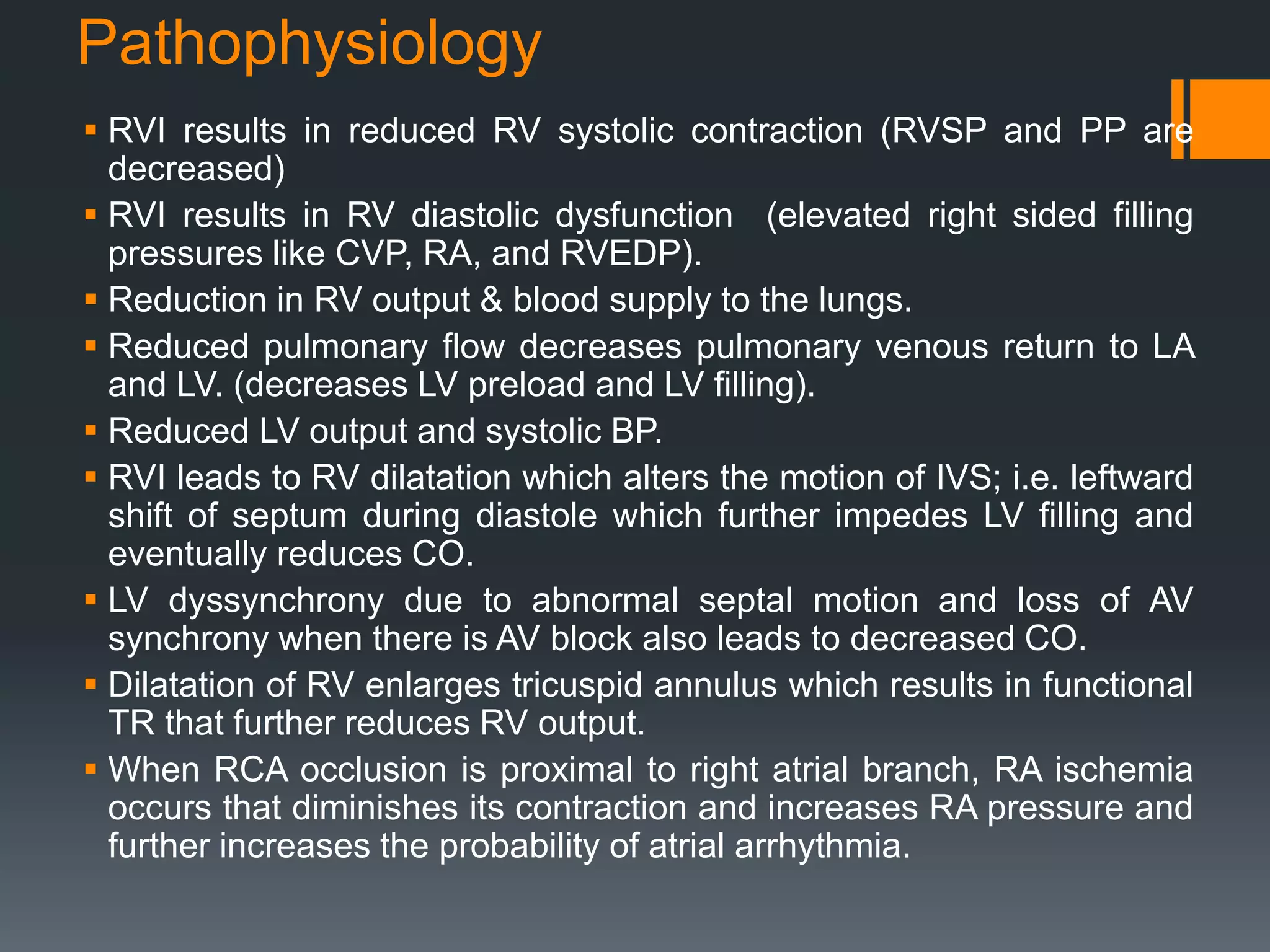 Right ventricular infarction | PPTX