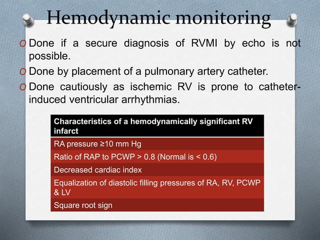Right ventricular infarction | PPTX