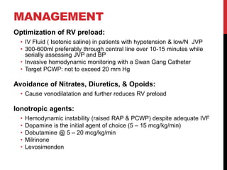 Right ventricular infarction | PPTX