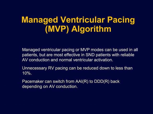 Right ventricular pacing revisited | PPT