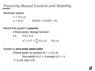 Passivity-based control of rigid-body manipulator | PPT