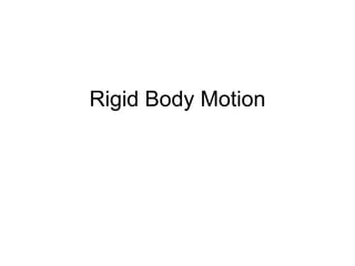 rigid body dynamics . power presentation | PPT