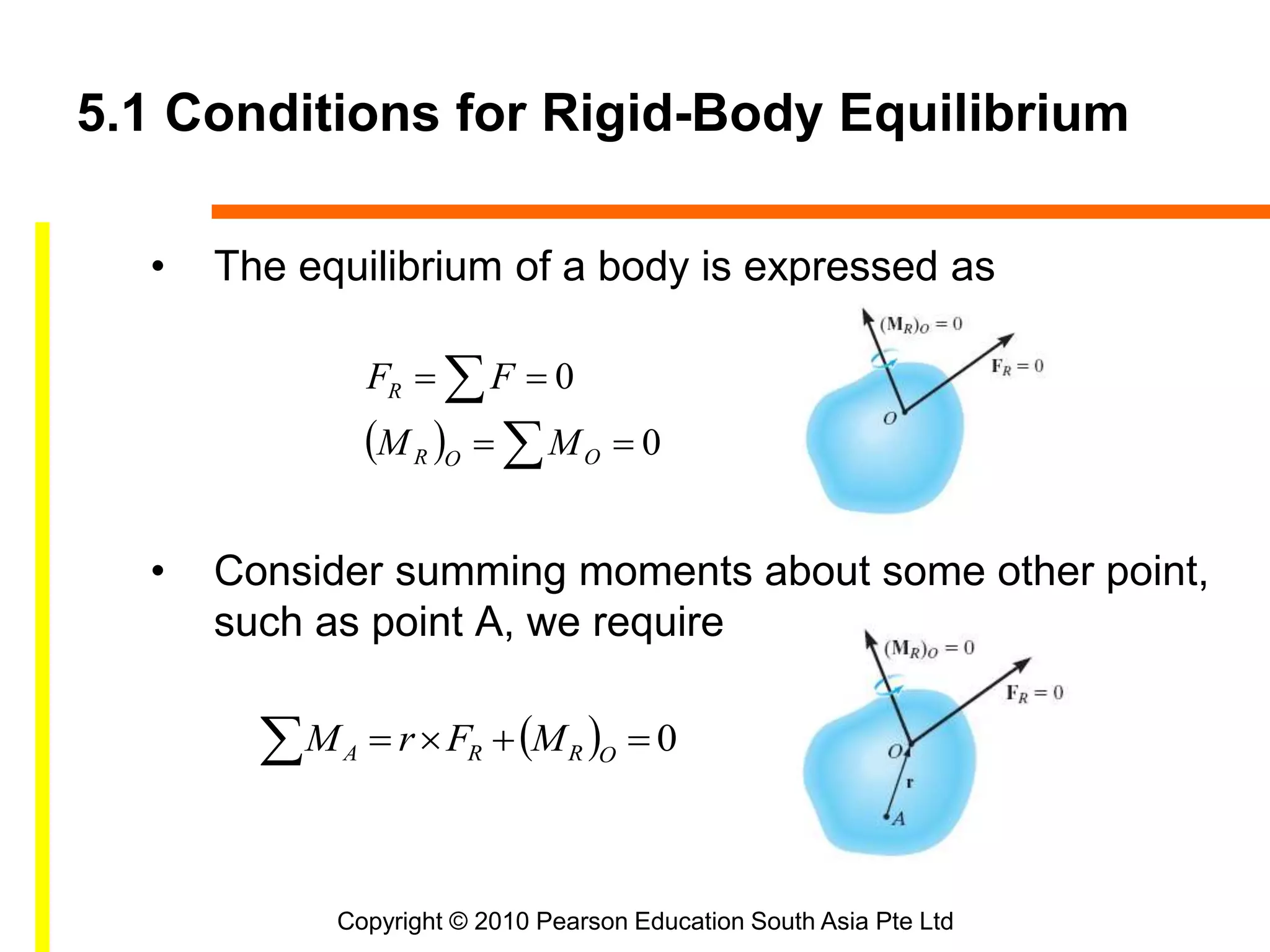 Rigid body equilibrium | PPTX