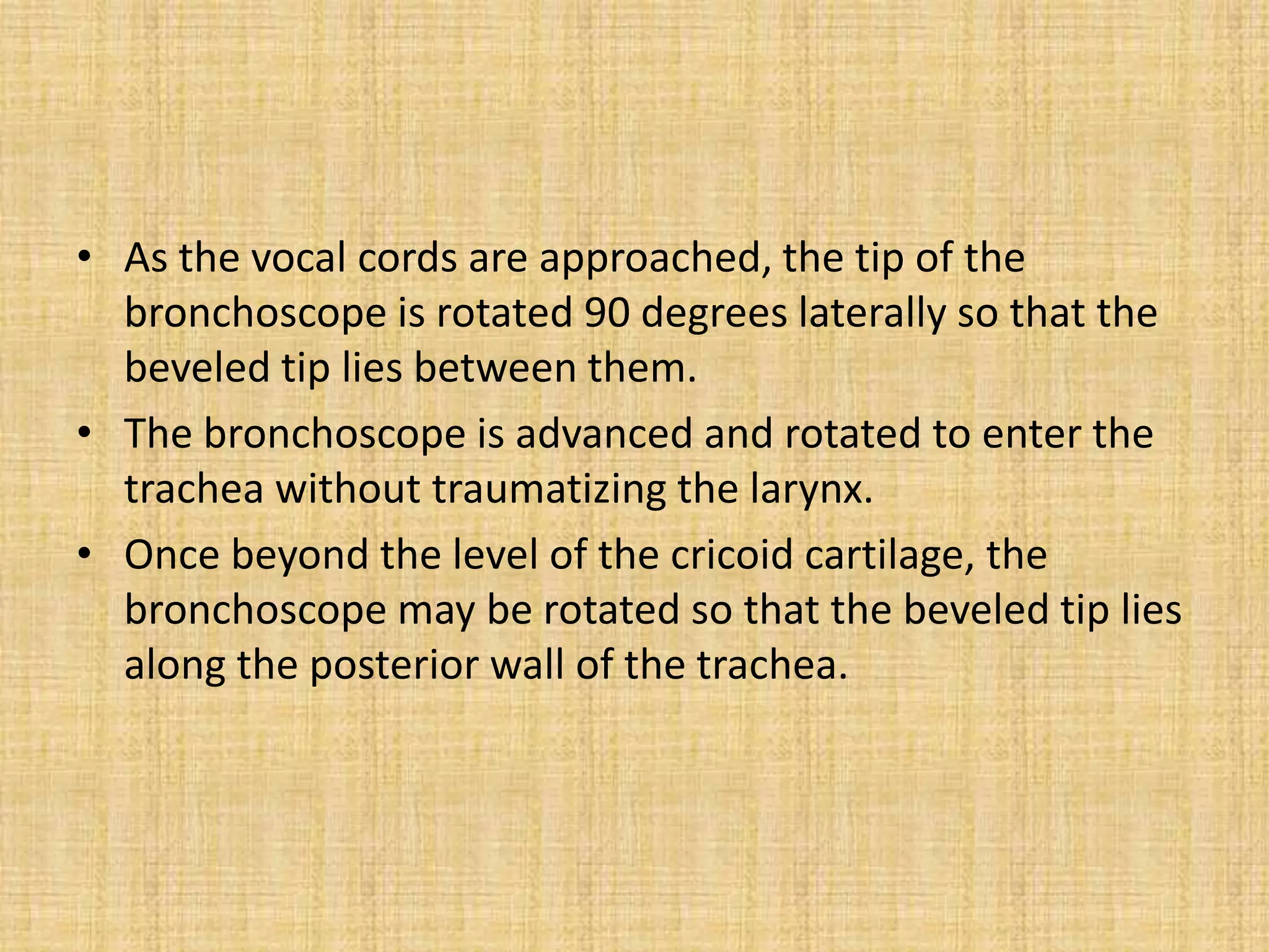 Rigid bronchoscopy | PPTX