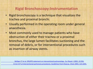 Rigid bronchoscopy | PPTX | Lung and Respiratory Health | Diseases and ...