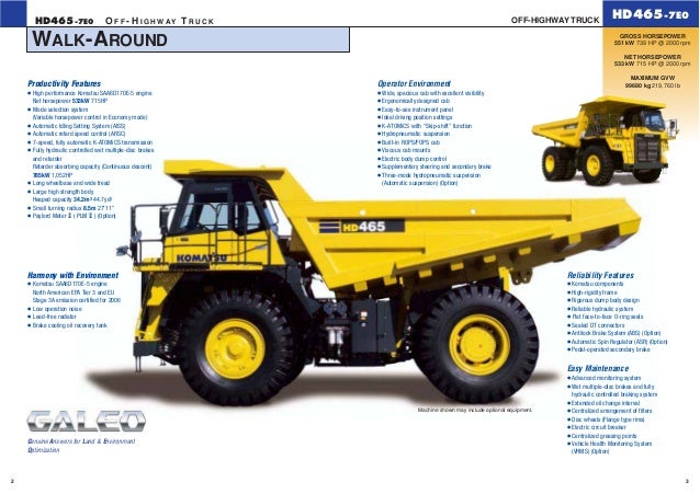 HD465 - Rigid Dump Truck