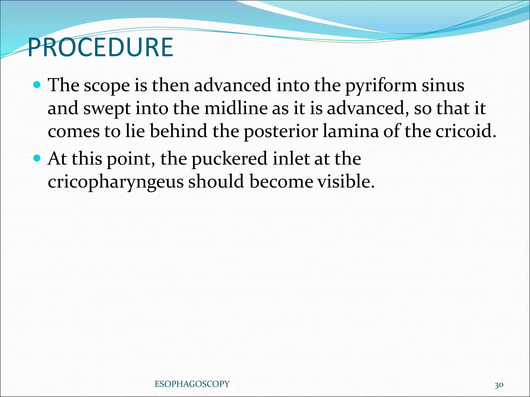RIGID ESOPHAGOSPY | PPT