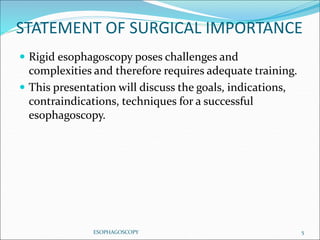 RIGID ESOPHAGOSPY | PPT
