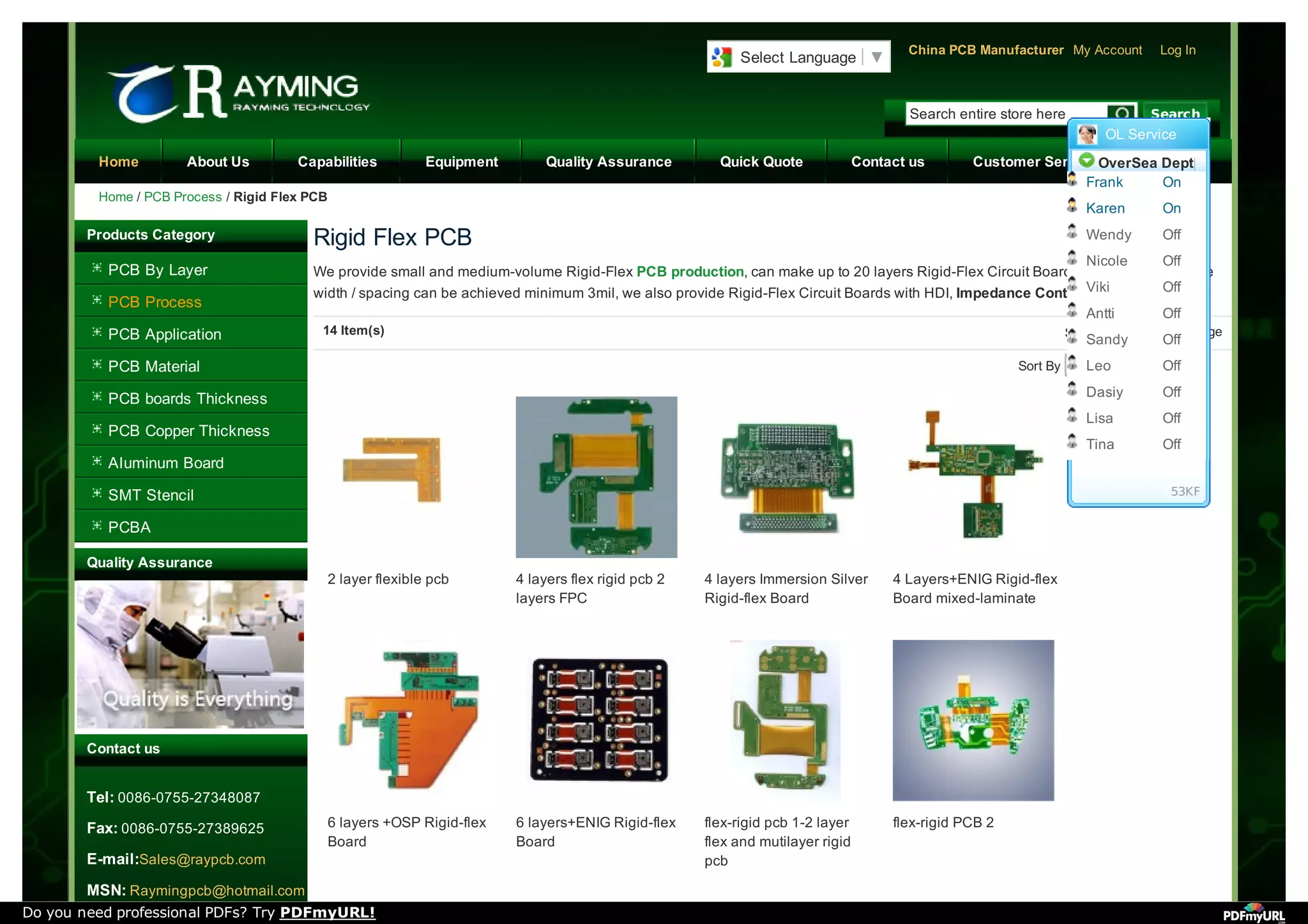 Rigid flex pcb, rigid flex circuit boards china pcb,pcb maker,pcb ...