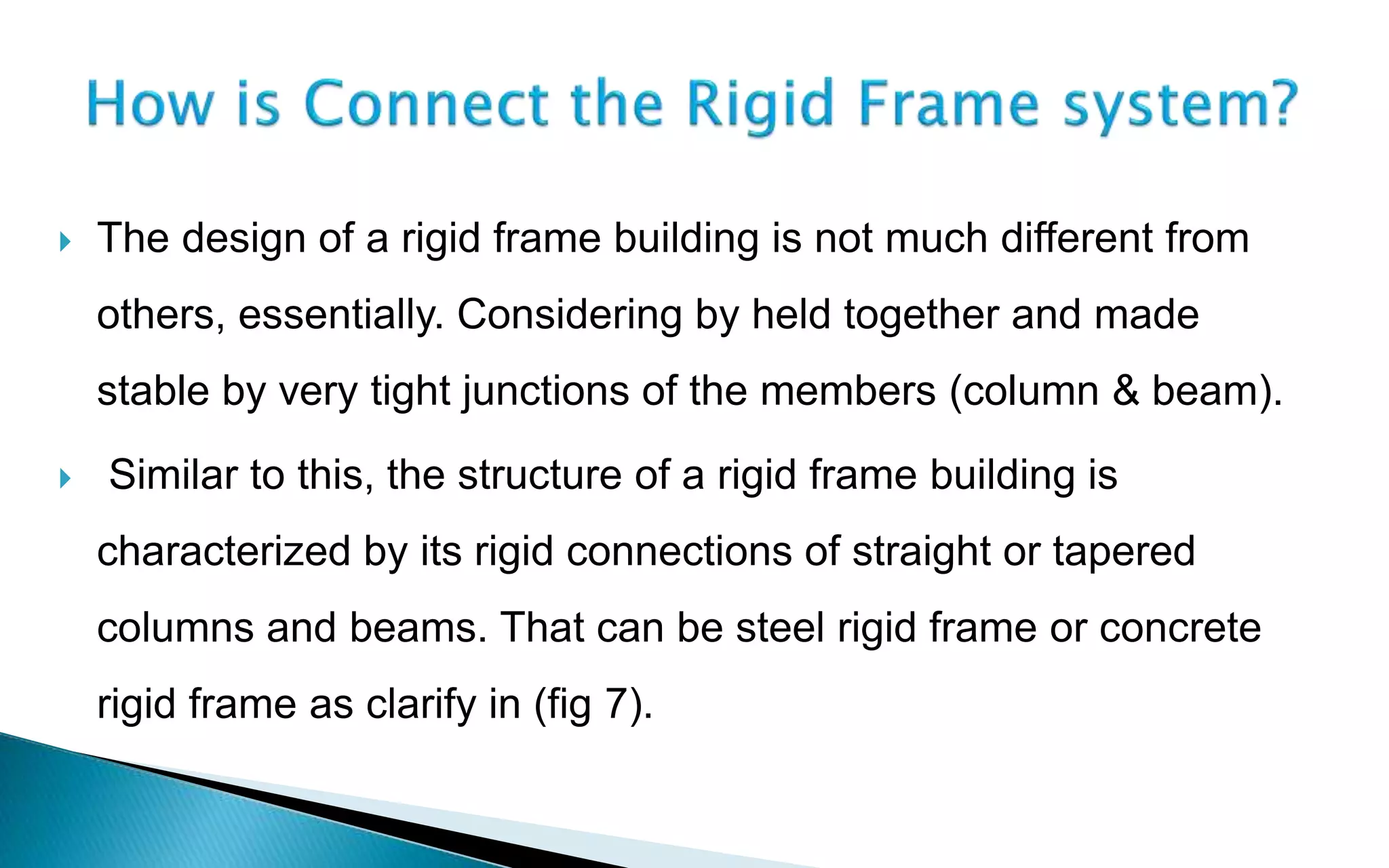 Rigid frame systems | PPTX
