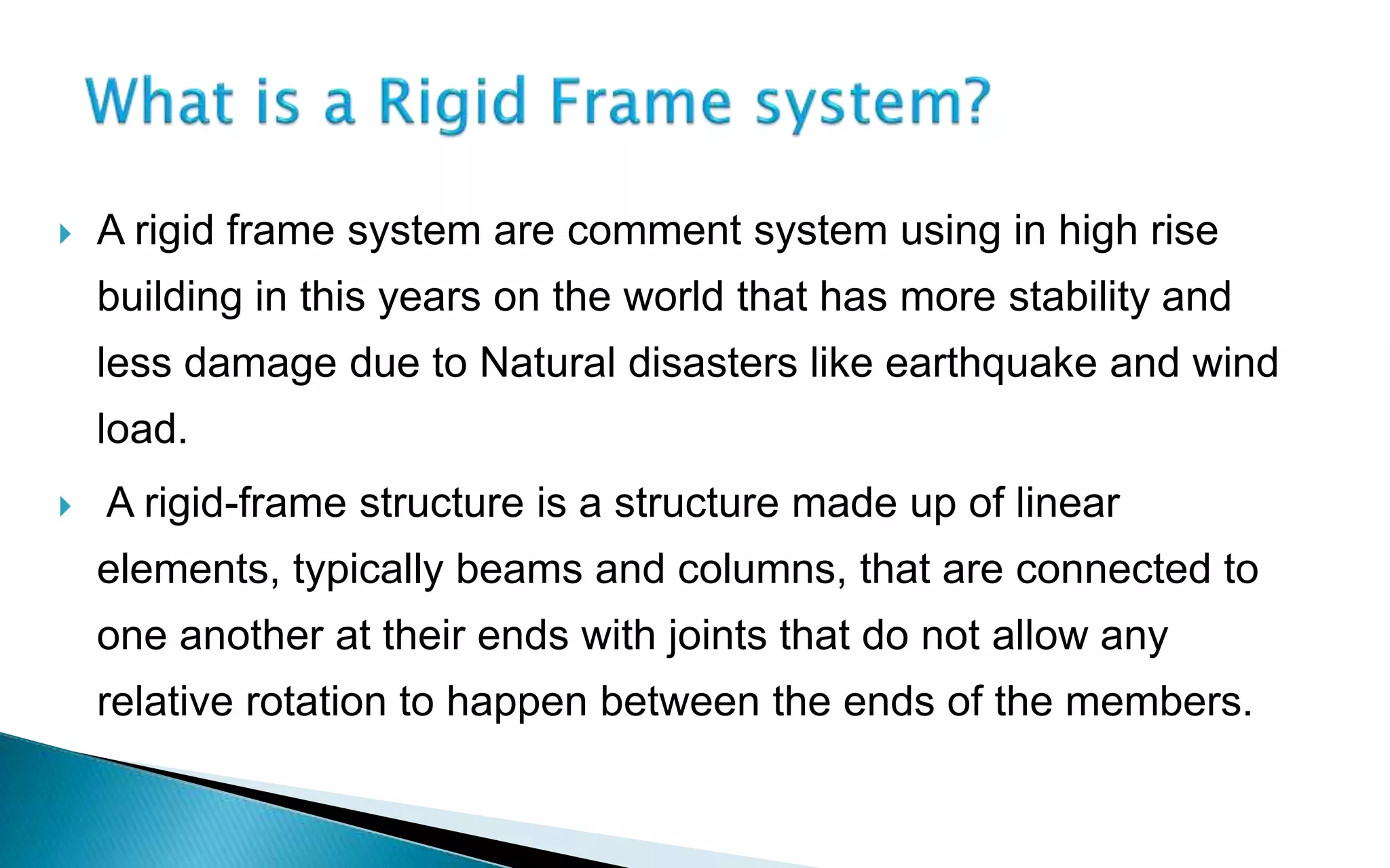 Rigid frame systems | PPTX