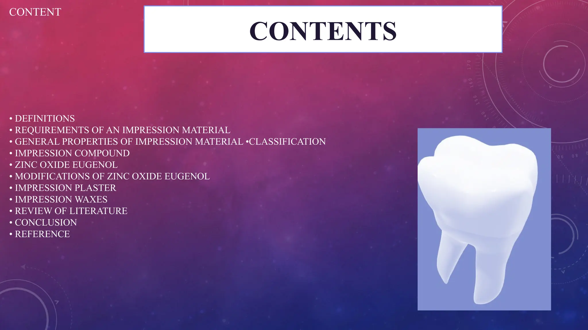 RIGID IMPRESSION MATERIALS in prosthodontics | PPTX