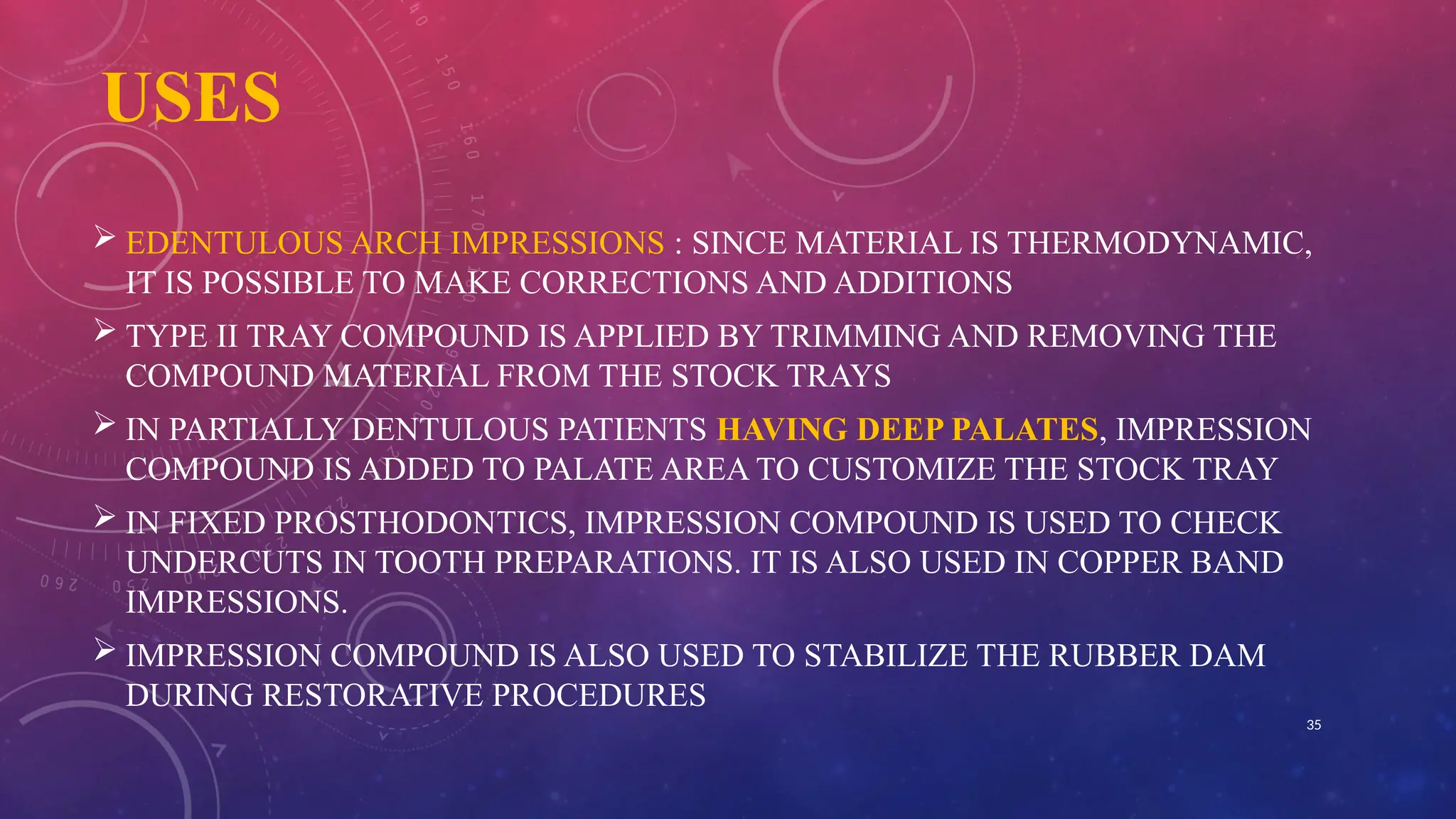 RIGID IMPRESSION MATERIALS in prosthodontics | PPTX