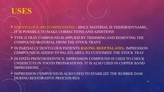 RIGID IMPRESSION MATERIALS in prosthodontics | PPTX