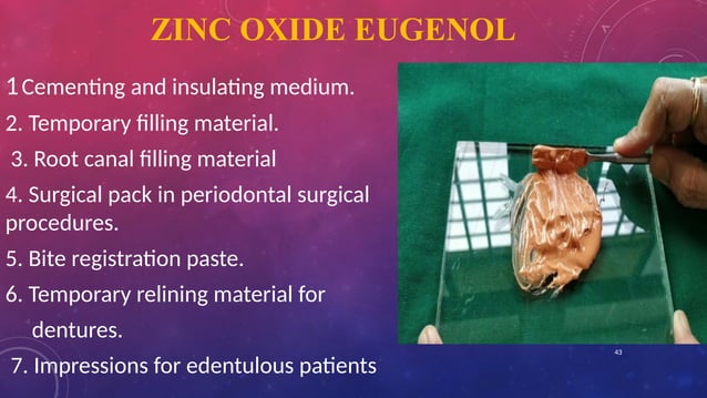 RIGID IMPRESSION MATERIALS in prosthodontics | PPT