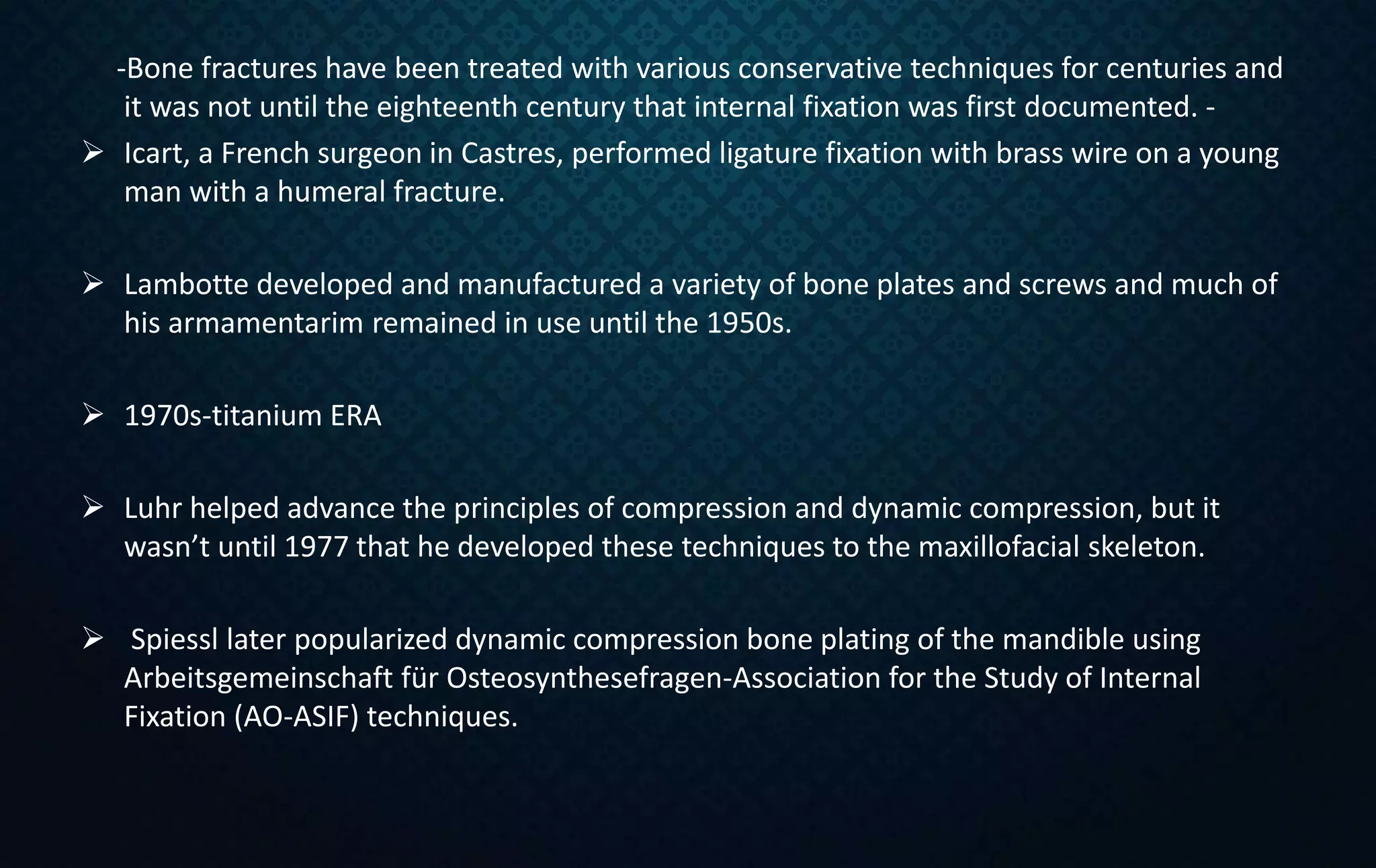 Rigid internal fixation | PPTX