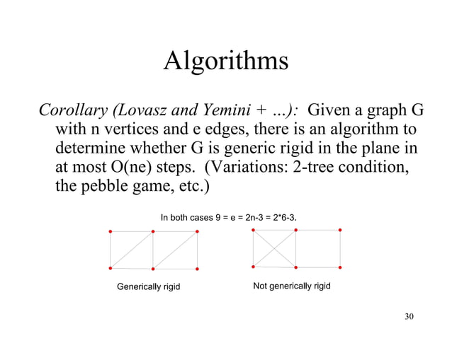 Rigidity And Tensegrity By Connelly | PPT | Physics | Science