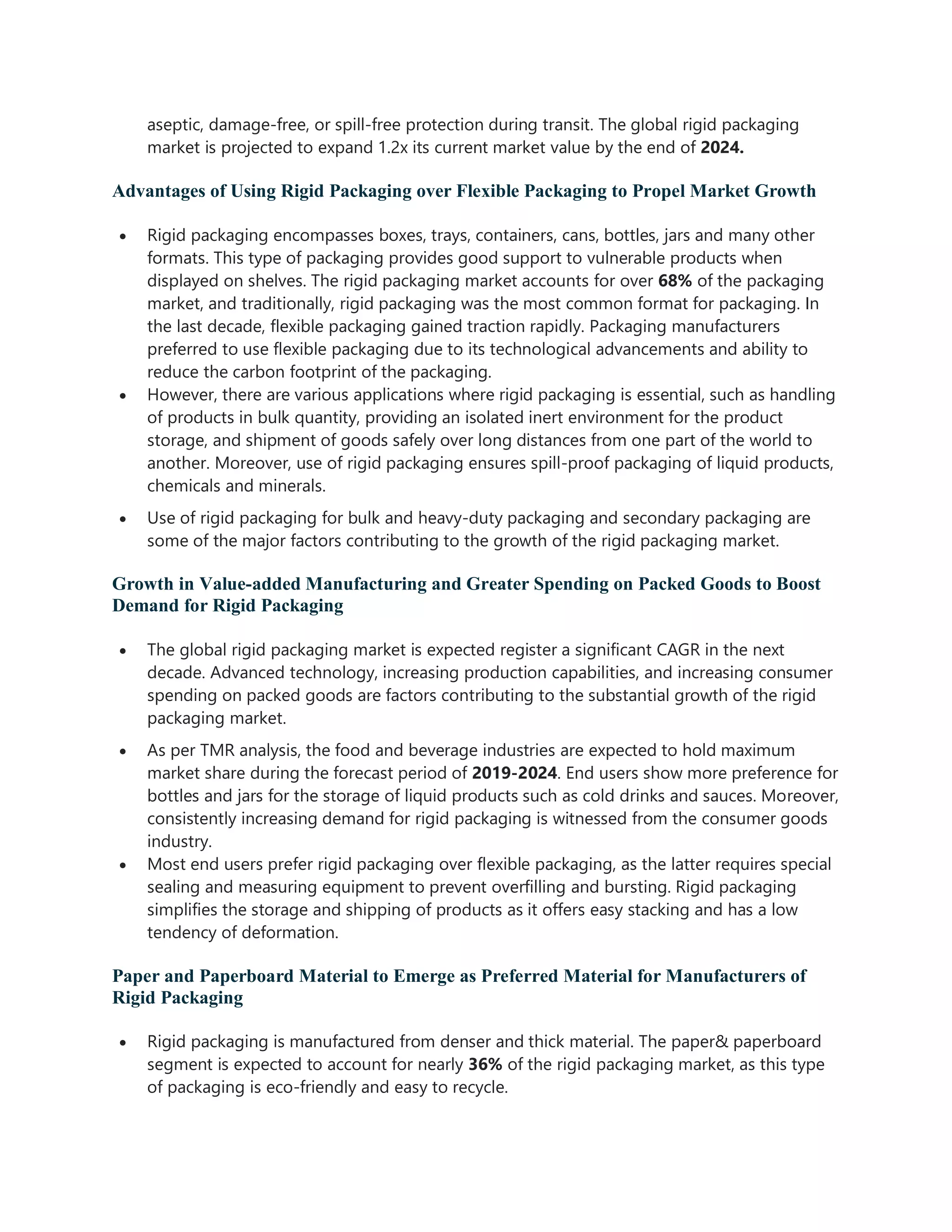 Rigid packaging market | PDF