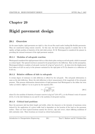 Rigid pavement design | PDF