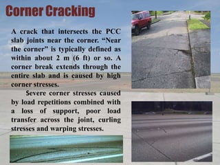 Rigid pavement distress | PPTX