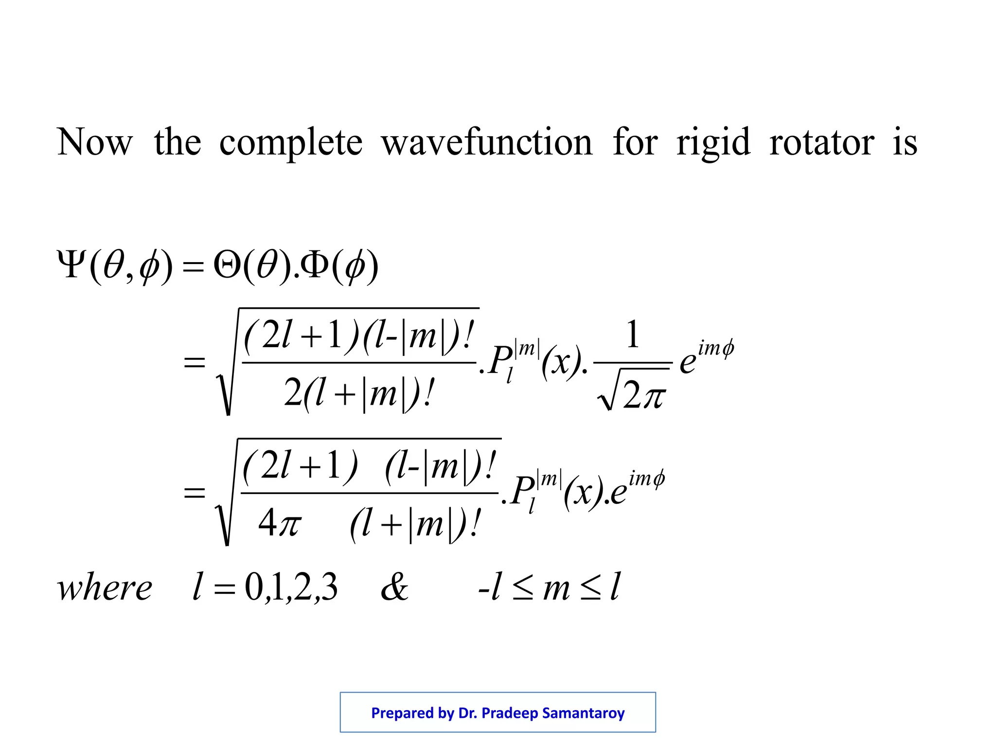 Rigid rotor | PDF