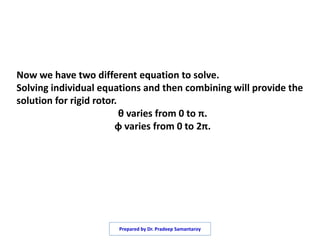 Rigid rotor | PDF