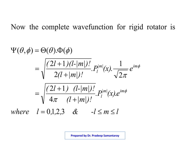 Rigid rotor | PDF | Physics | Science