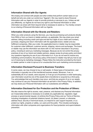 RIGit Privacy Policy | PDF | Internet | Computing