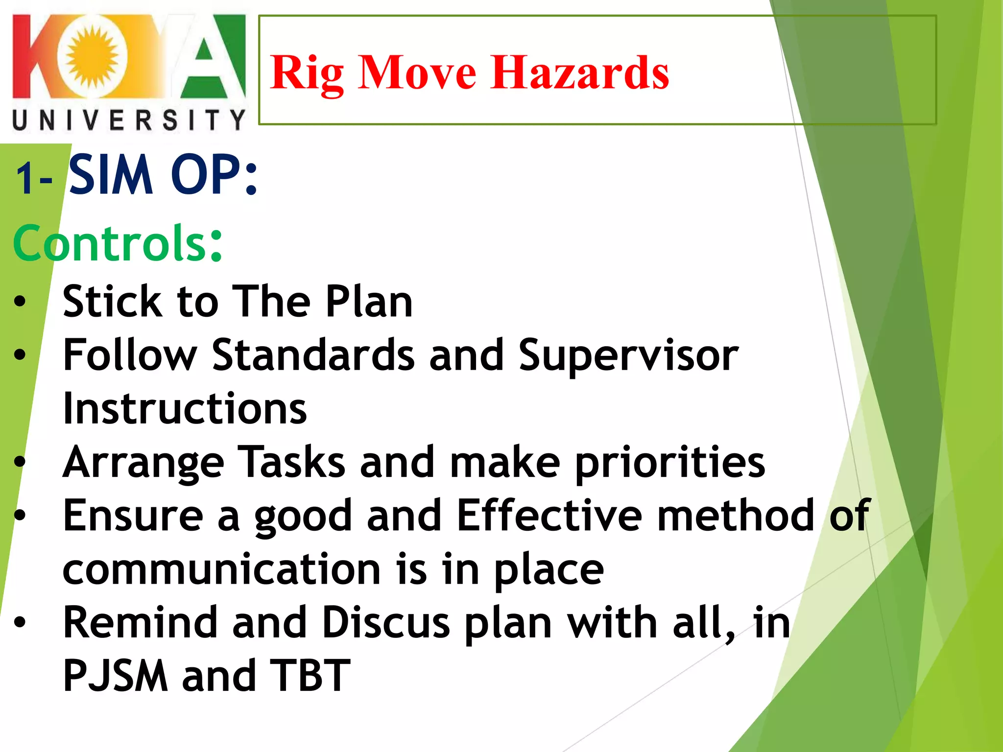 Rig move safety | PDF