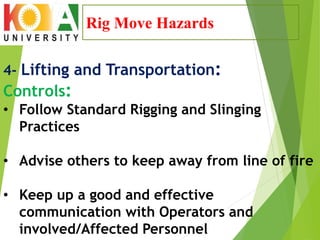 Rig move safety | PDF