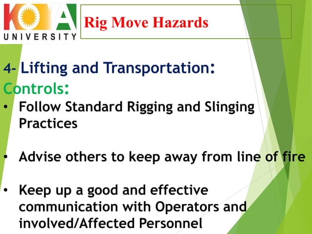 Rig move safety | PDF | Medical Health