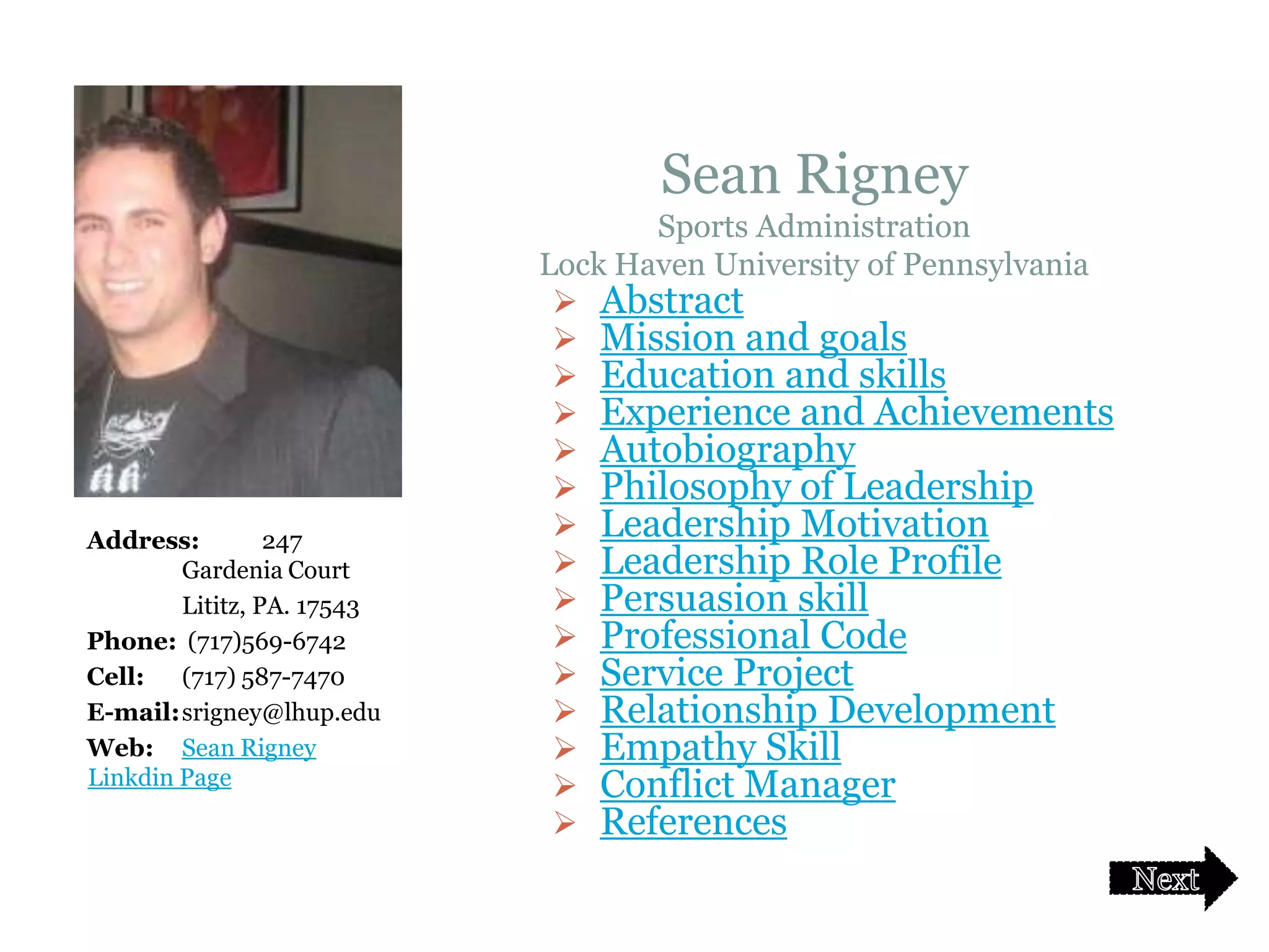 Rigney Sean Powerpoint | PPTX