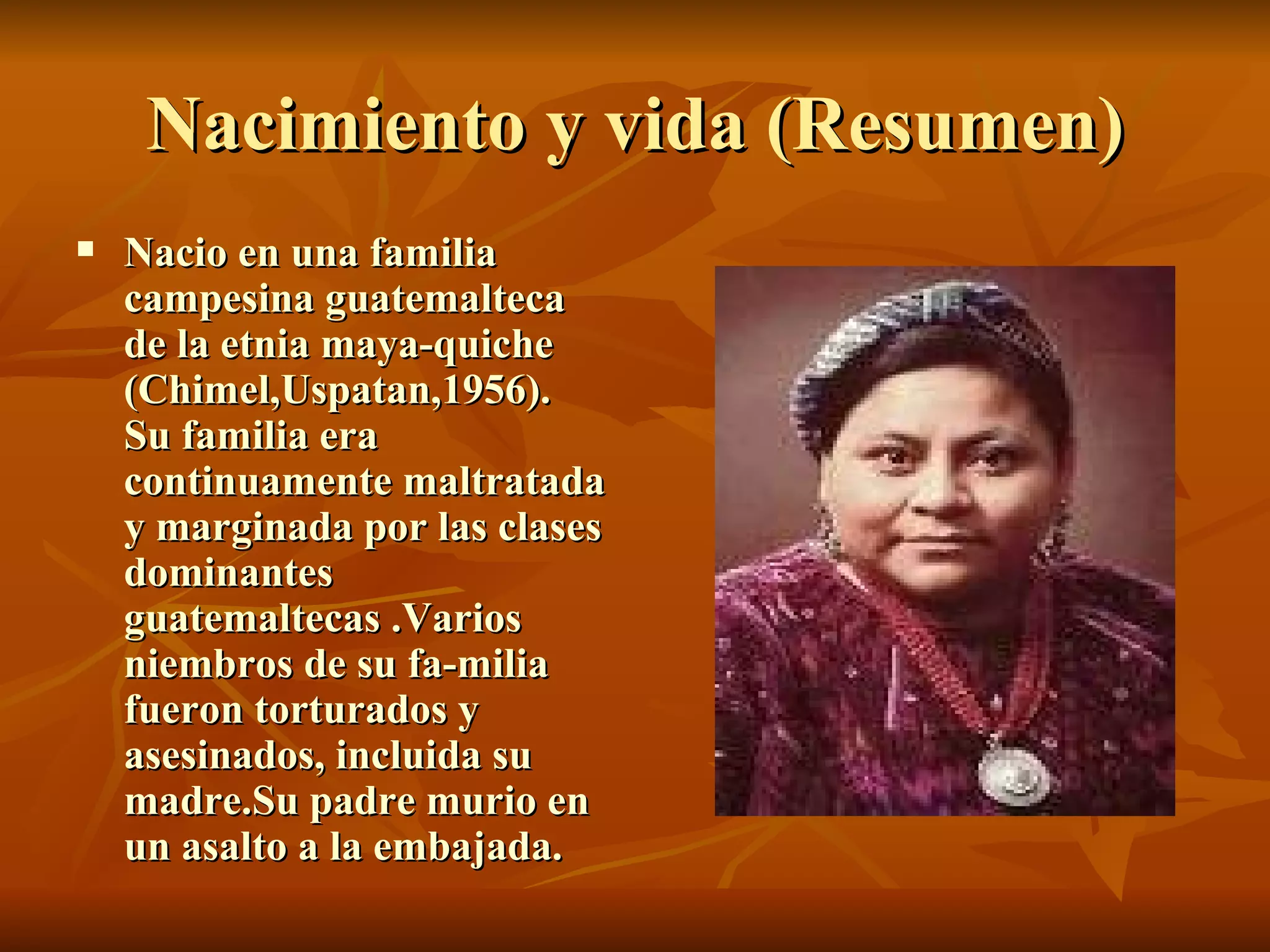 Rigoberta menchu | PPT