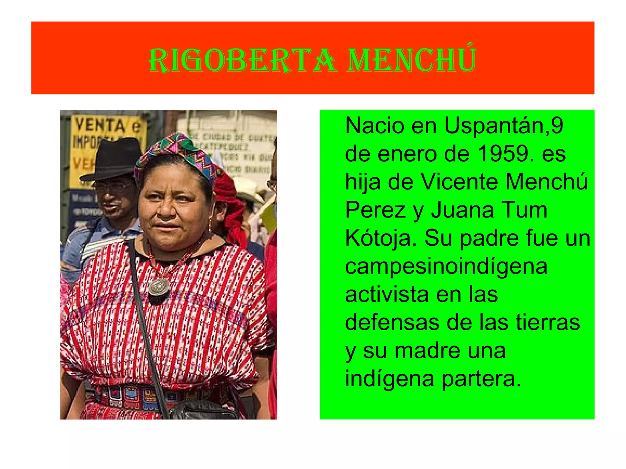 Rigoberta Menchú 1 CEIP Andrés Bernáldez | ODP