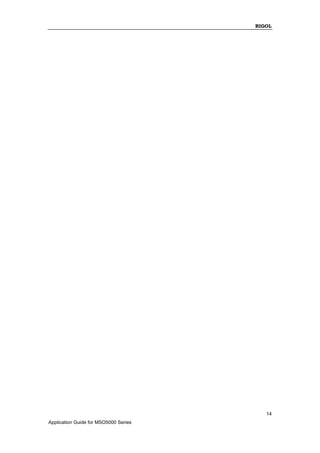 Rigol oscilloscope mso5000_bode_plot_app_note | PDF