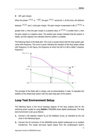 Rigol oscilloscope mso5000_bode_plot_app_note | PDF