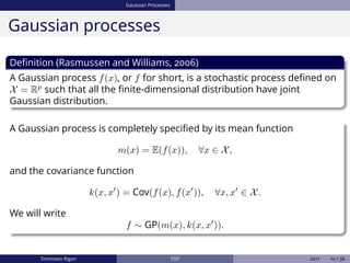 Bayesian regression models and treed Gaussian process models | PPT