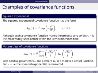 Bayesian regression models and treed Gaussian process models | PPT