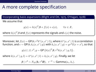 Bayesian regression models and treed Gaussian process models | PPT