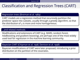 Bayesian regression models and treed Gaussian process models | PPT