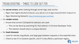 Alerting Overview - Rigor Monitoring | PPT