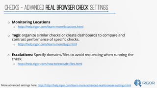 Alerting Overview - Rigor Monitoring | PPT