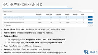 Alerting Overview - Rigor Monitoring | PPT