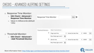 Alerting Overview - Rigor Monitoring | PPT