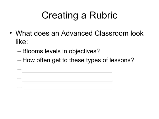 Rigor in the classroom | PPT