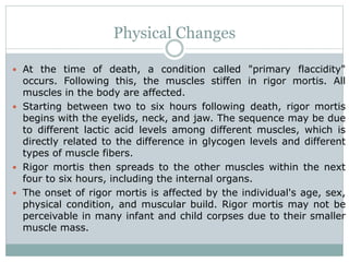 Rigor mortis | PPTX