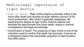 Rigor mortis definition description andm | PPTX