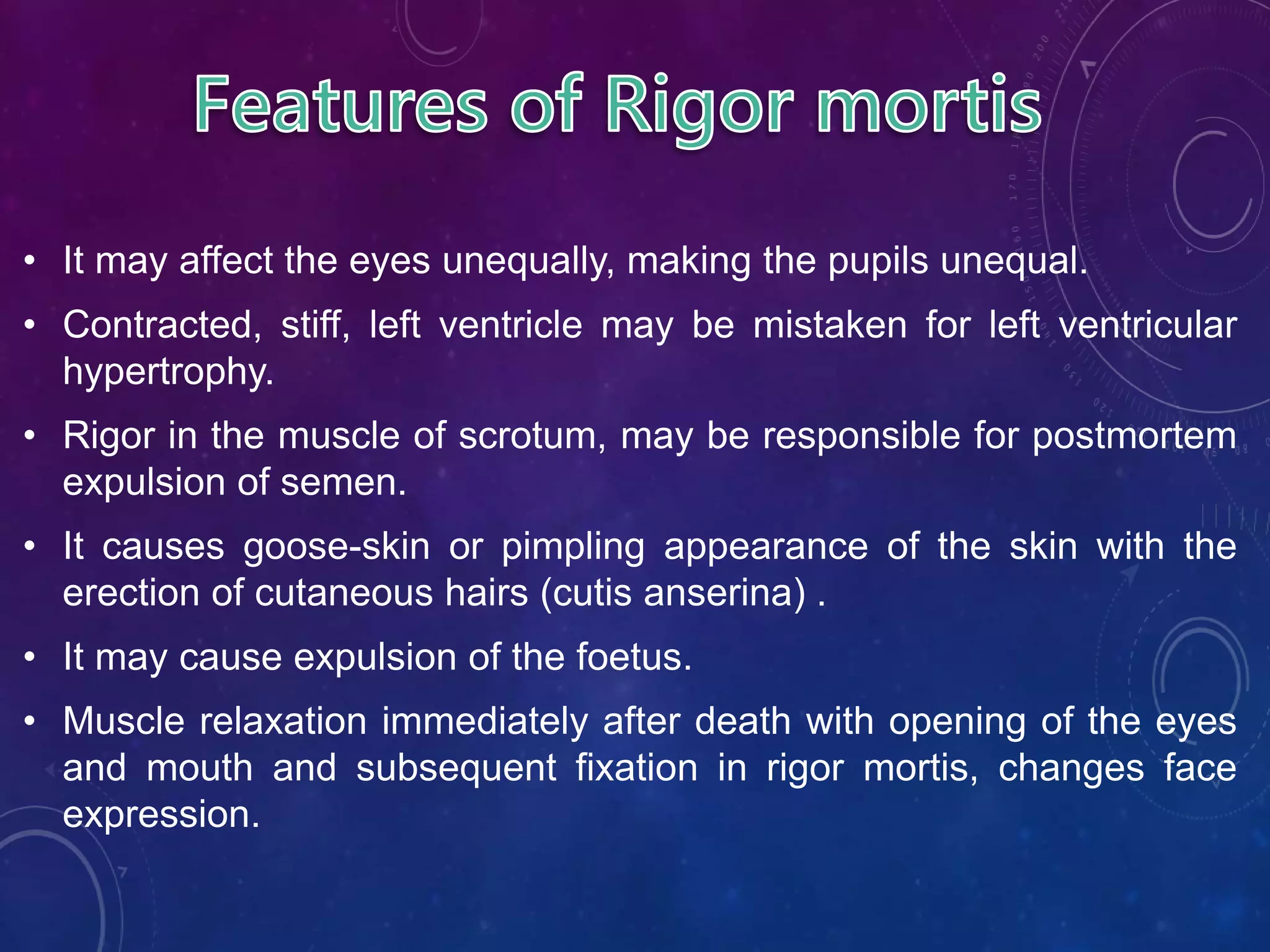 Rigor mortis ppt | PPTX